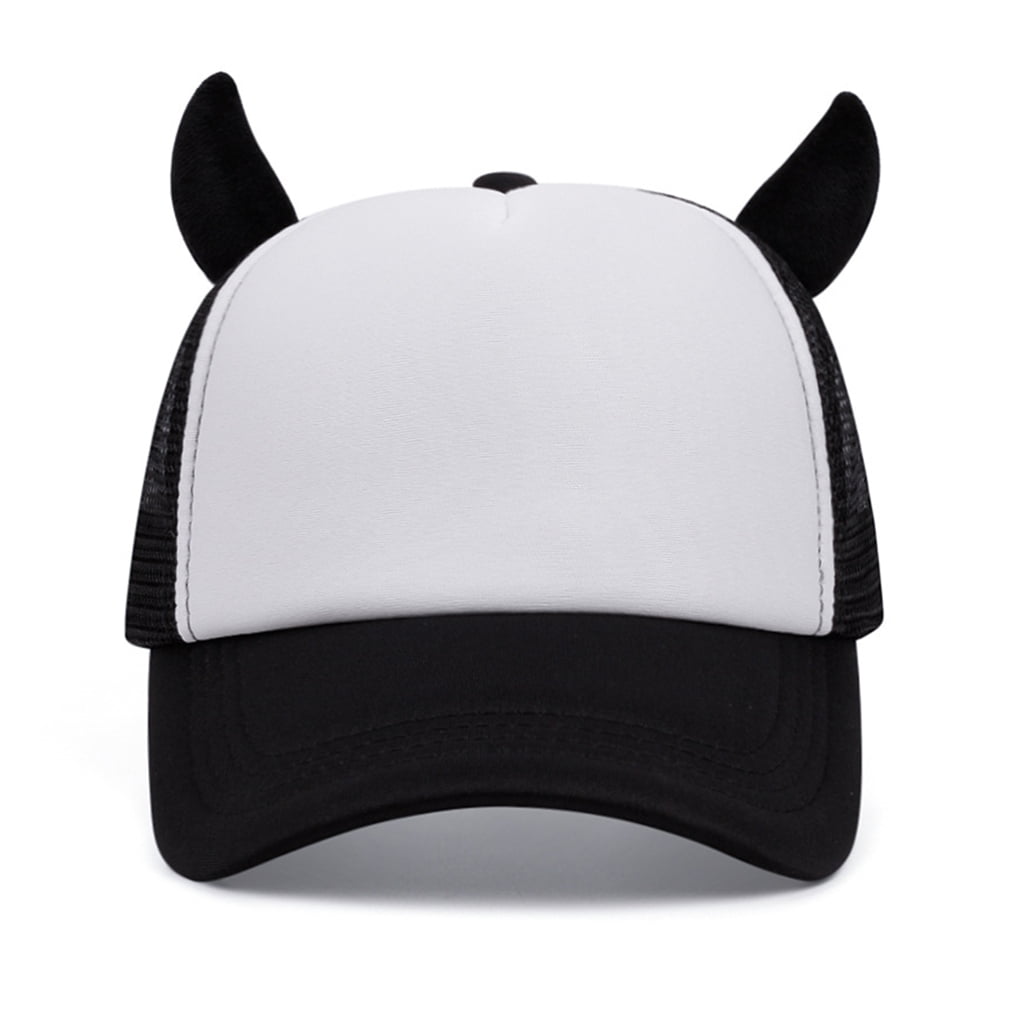 Aellinatey Girls Boy Eye Catching Baseball Caps with Devil Horn Outdoor ...