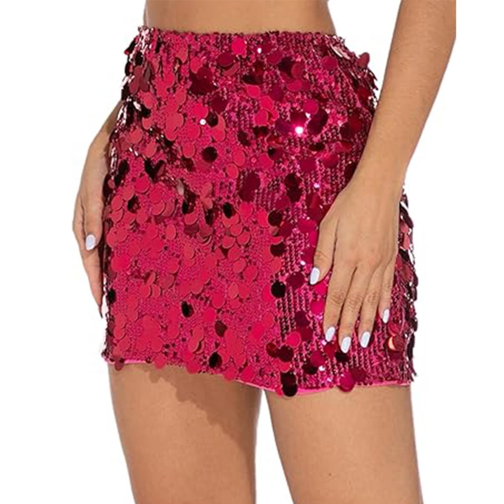 Aellinatey Glitters A Line Skirt Social Gathering Outfit Smooth ...