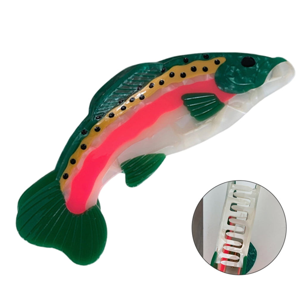 Aellinatey Hair Jaw Clip Hair Claw Fish Adornment Large Claw Girl ...