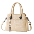 Aellinatey Handbags for Women PU Leather Top Handle Bags with Imitation ...