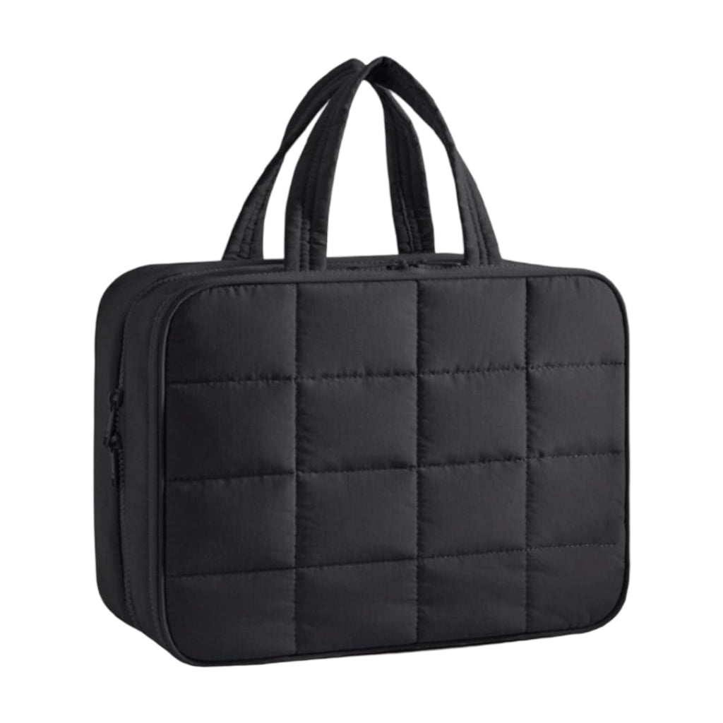 Aellinatey Hanging Travel Toiletry Bag Multi Layer Compartments Water ...