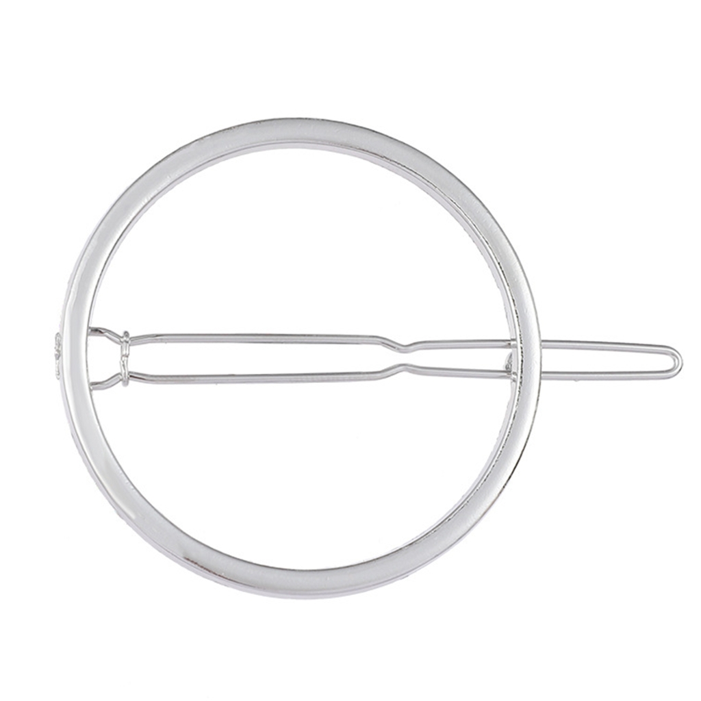 Aellinatey Heart Hair Pins Star Barrettes Metal Hair Clip Silver Moon ...