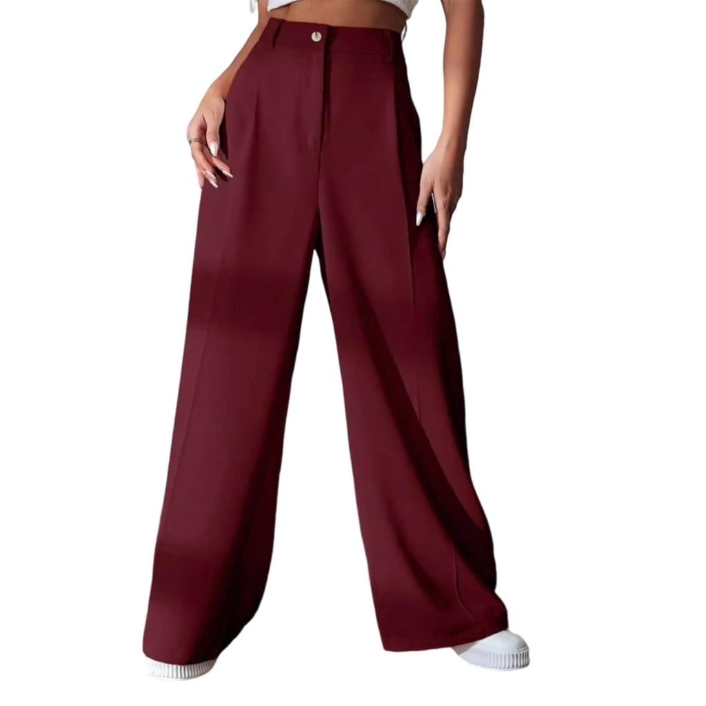 Aellinatey High elastic casual solid color high waist zipper elegant ...