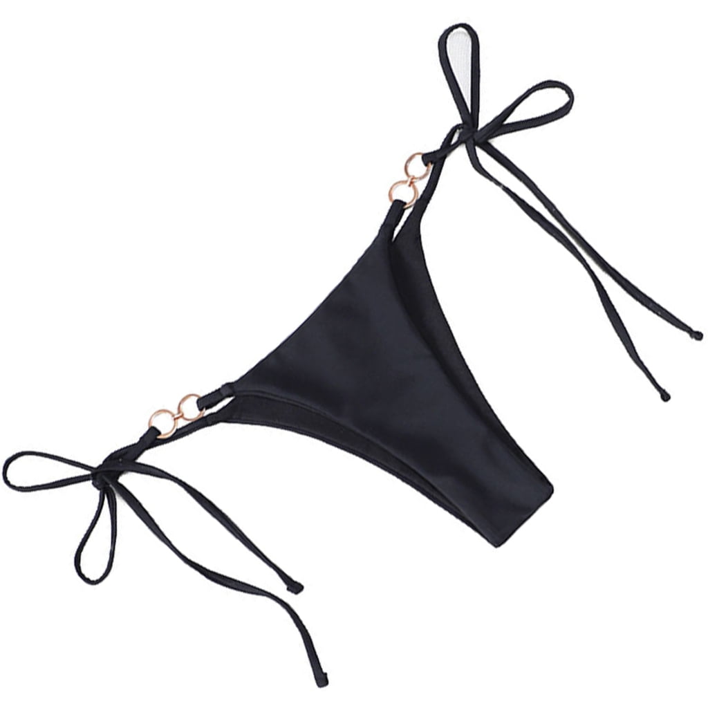 Aellinatey Highs Cut Swim Briefs for Women Sexy Tie Side Bikinis ...