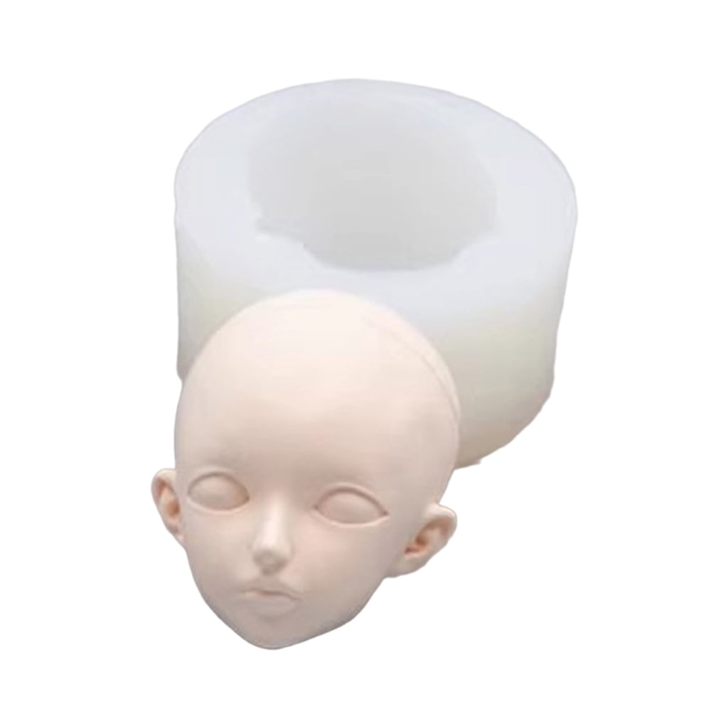 Aellinatey Human Face Silicone Molds for DIY Cake Fondant Biscuit Sugar ...