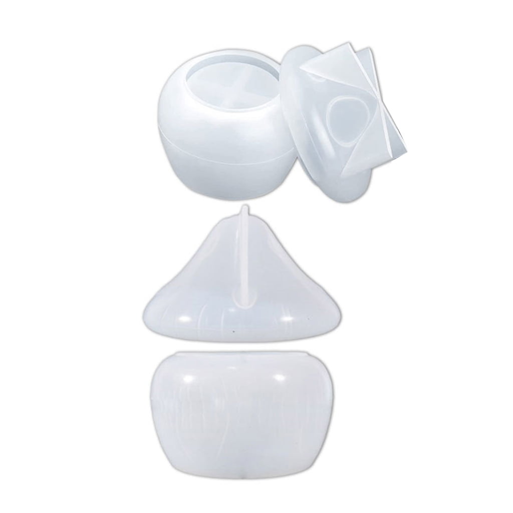 Aellinatey Jar Resin Moulds Silicone Mushroom Resin Jar Moulds with Lid ...
