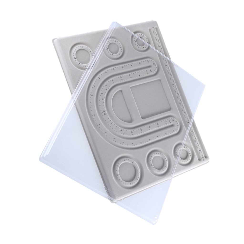 Aellinatey Jewelry Beading Mats Elegant Gray Flocking Board for ...