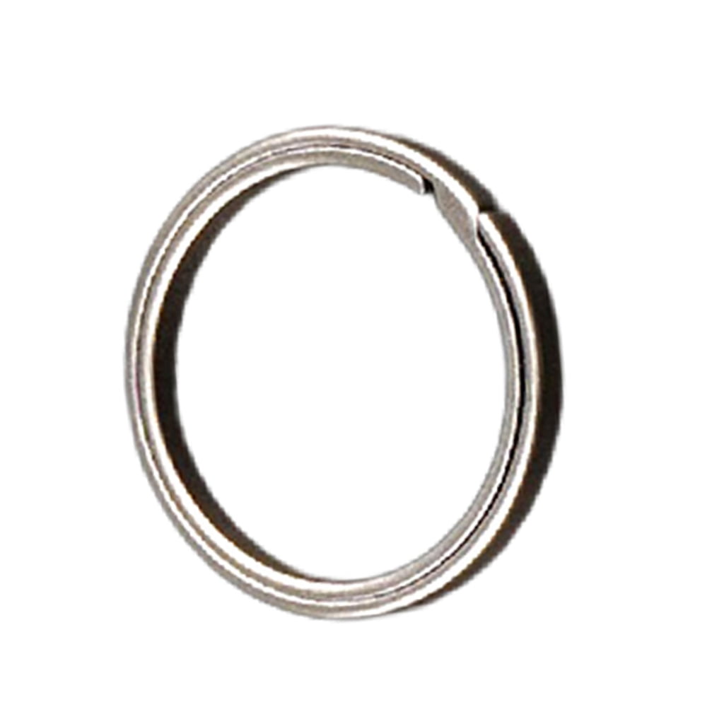 Aellinatey Key Rings Flat Split Keychain Bulk Heavy Duty Strong Keyring ...