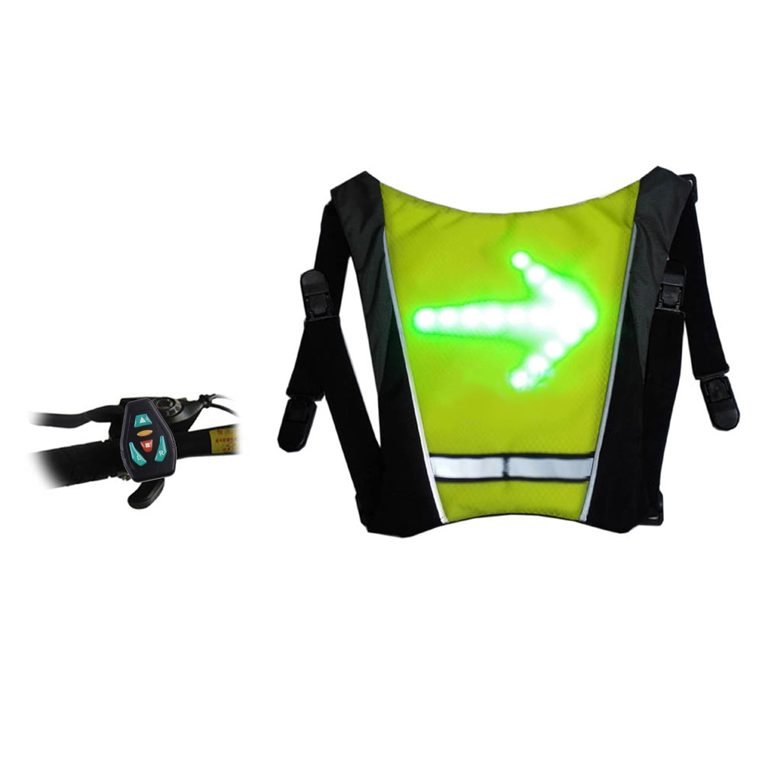 Aellinatey LED Turning Signal Vest Reflective Vest with Direction ...