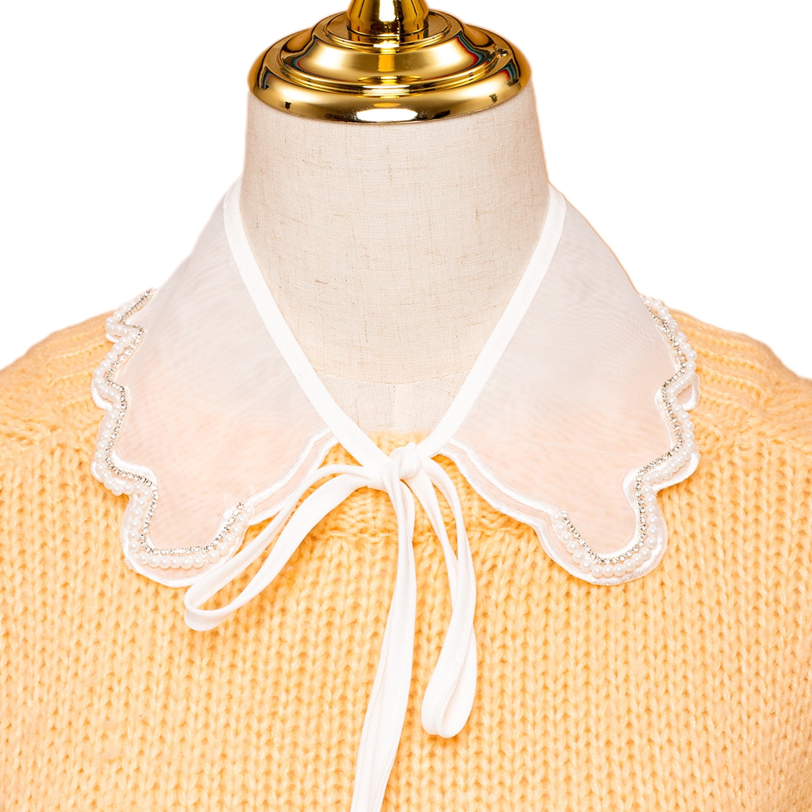 Aellinatey Lace Shawl Hollow Fake Collar Female Shirt False Collars ...