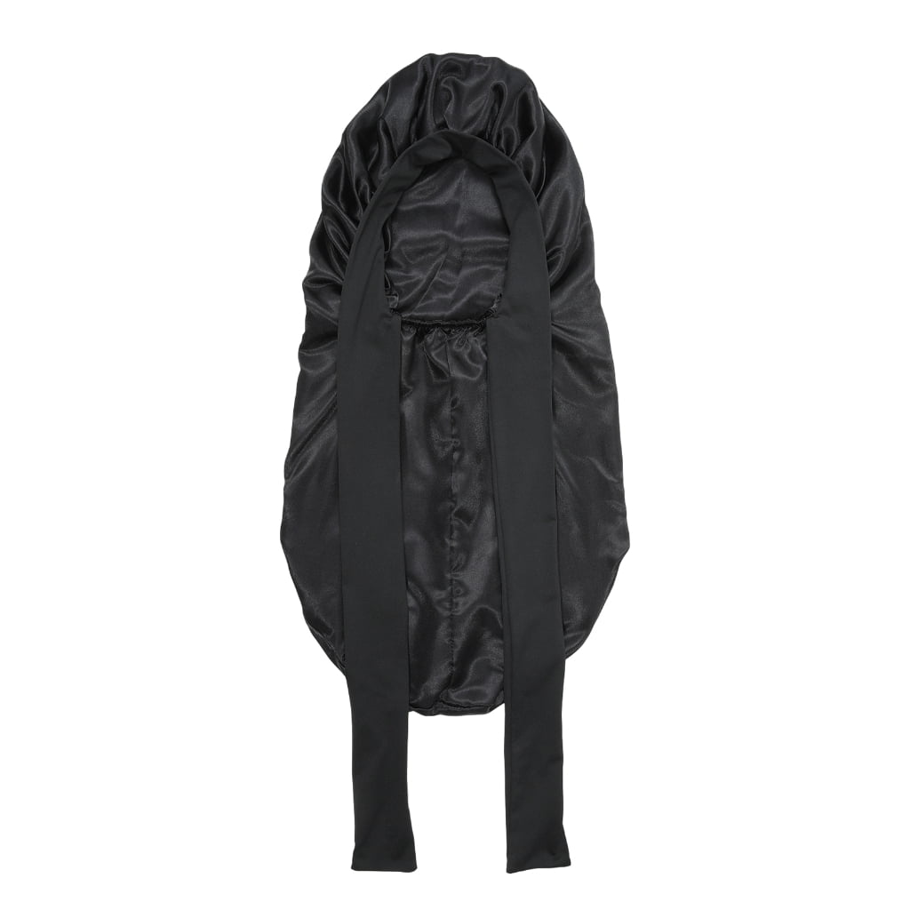 Aellinatey Long Satins Bonnet Women Adjustable Stretchy Sleep Cap Solid ...