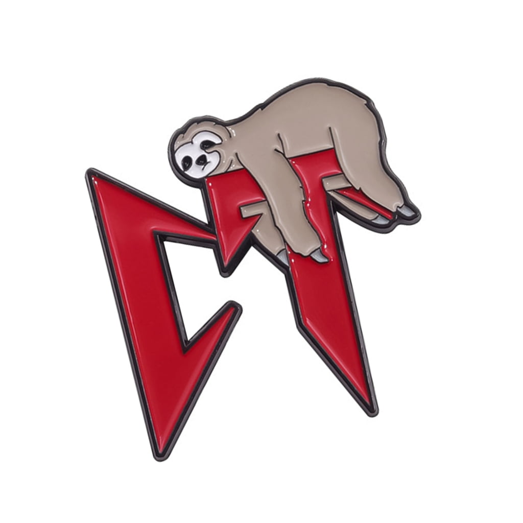Aellinatey Lovely Sloths Brooch Pins Golf Hat Decorative Pins Cartoon ...