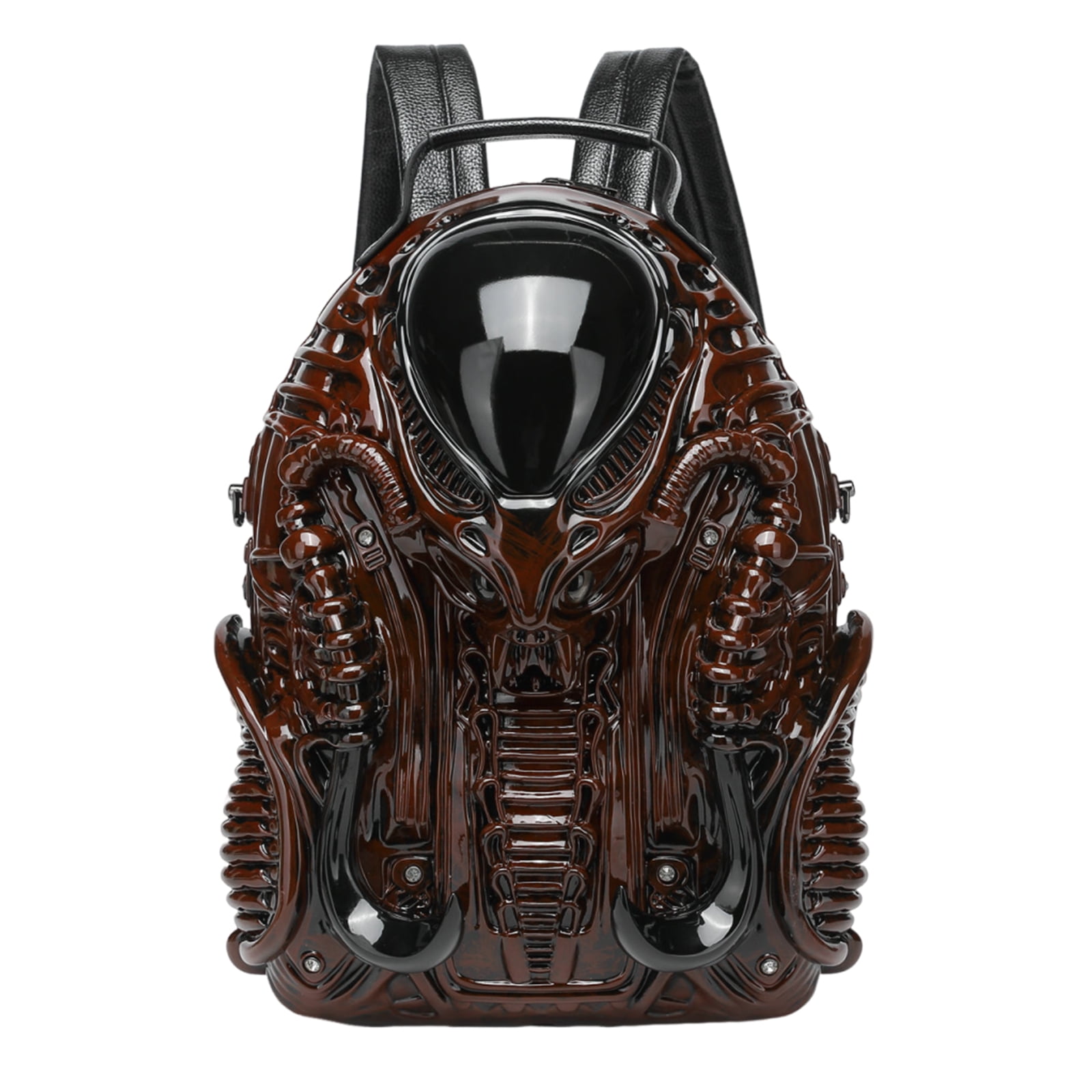 Aellinatey Man Novelty Backpack Halloween Backpack Woman 3D Xenomorph ...