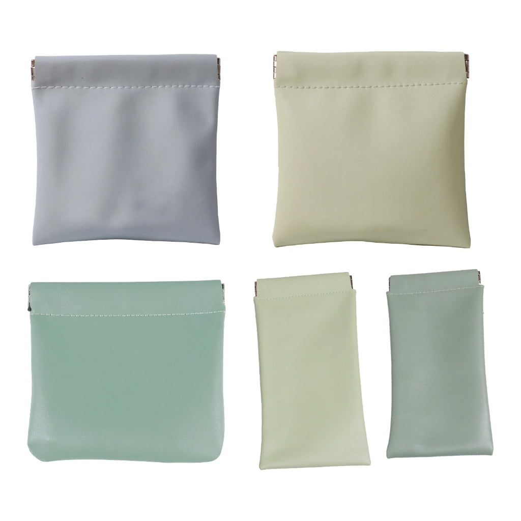 Aellinatey Modern Snap Closure Cosmetic Case Waterproof PU Leather For ...