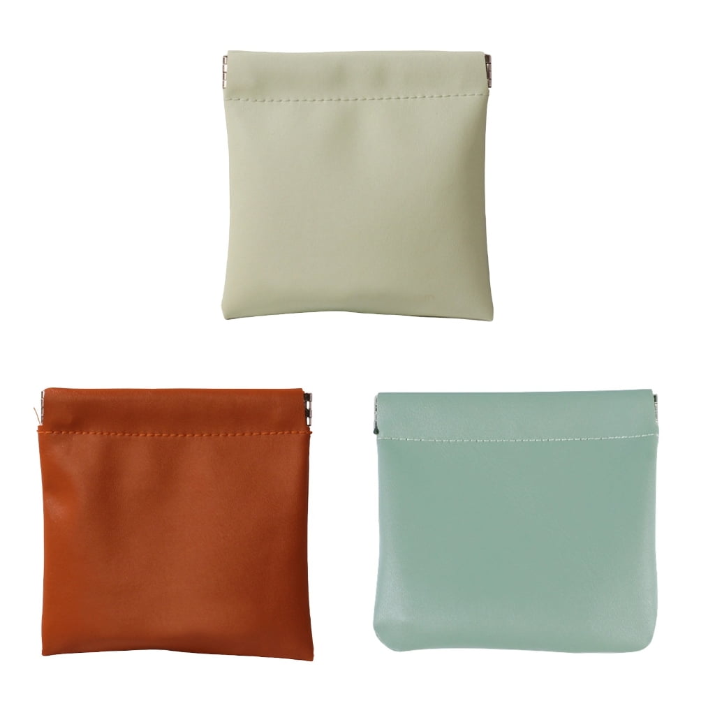Aellinatey Modern Snap Closure Cosmetic Case Waterproof PU Leather For ...