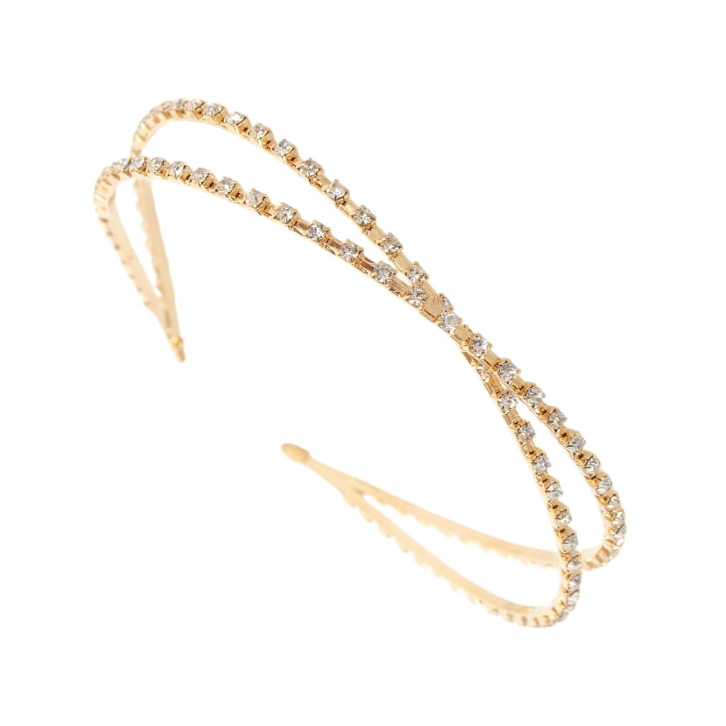 Aellinatey Modern Water Diamond Headband for Women's Fashion Dainty ...
