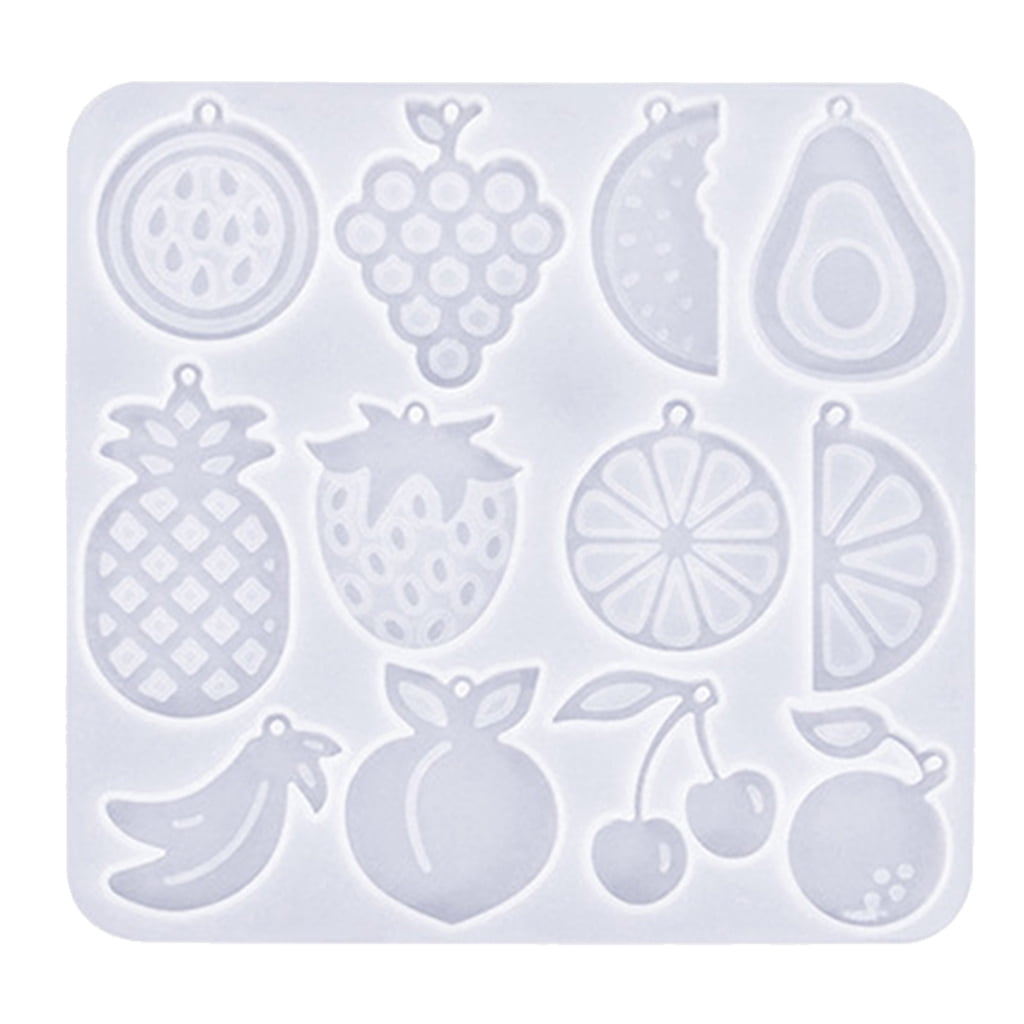 Aellinatey Multifuntional Silicone Craft Molds Fruit/Vegetable Theme ...