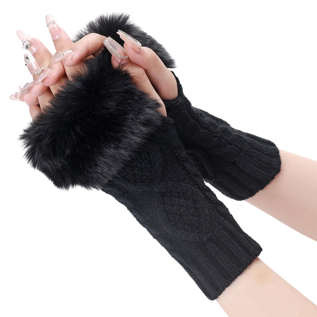 Aellinatey Multiuse Fingerless Gloves Flexible Decorative Arm Sleeves ...