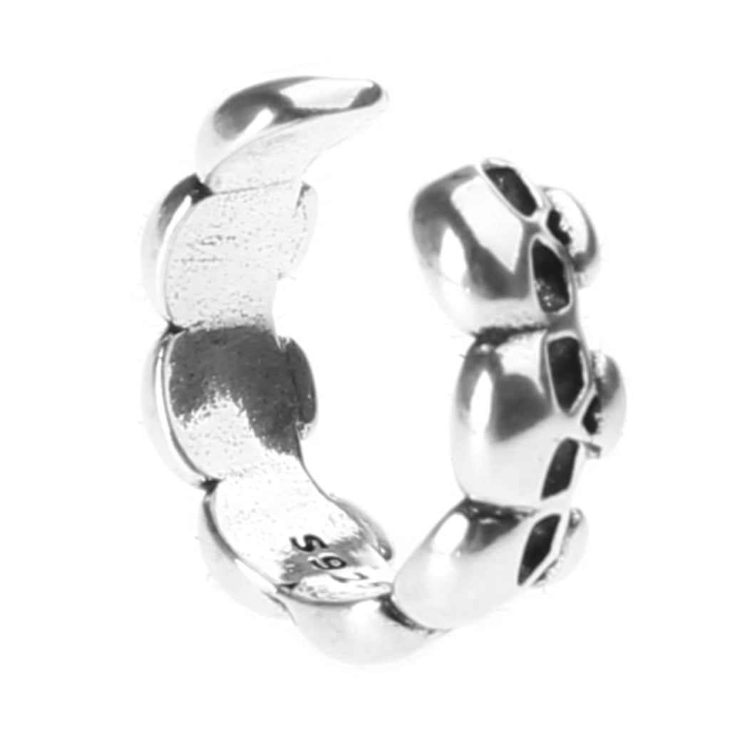 Aellinatey Non Piercing Ear Cuff Skull Head Ear Cuffs Alloy Material ...