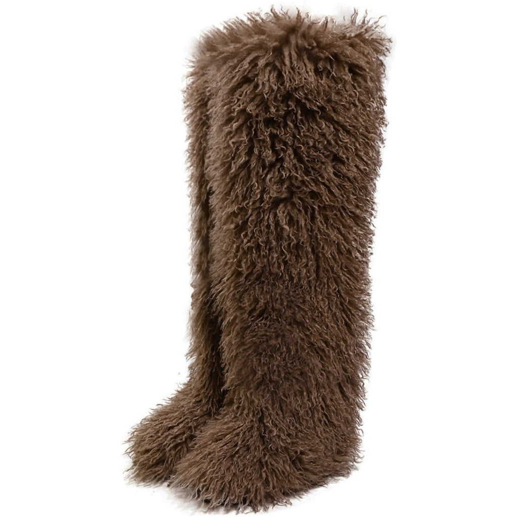 Aellinatey Nonslip Soles Women's Thigh High Winter Long Snow Boots ...