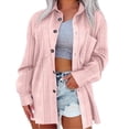 Aellinatey Oversized Shacket Jacket for Women Button Down Shirt Cable ...