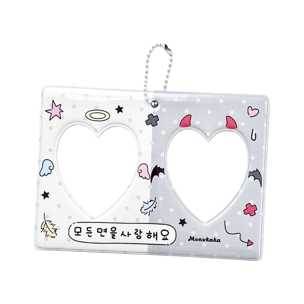 Aellinatey Photocard Holder Keychain ID Cards Holder Photo Card Holder ...