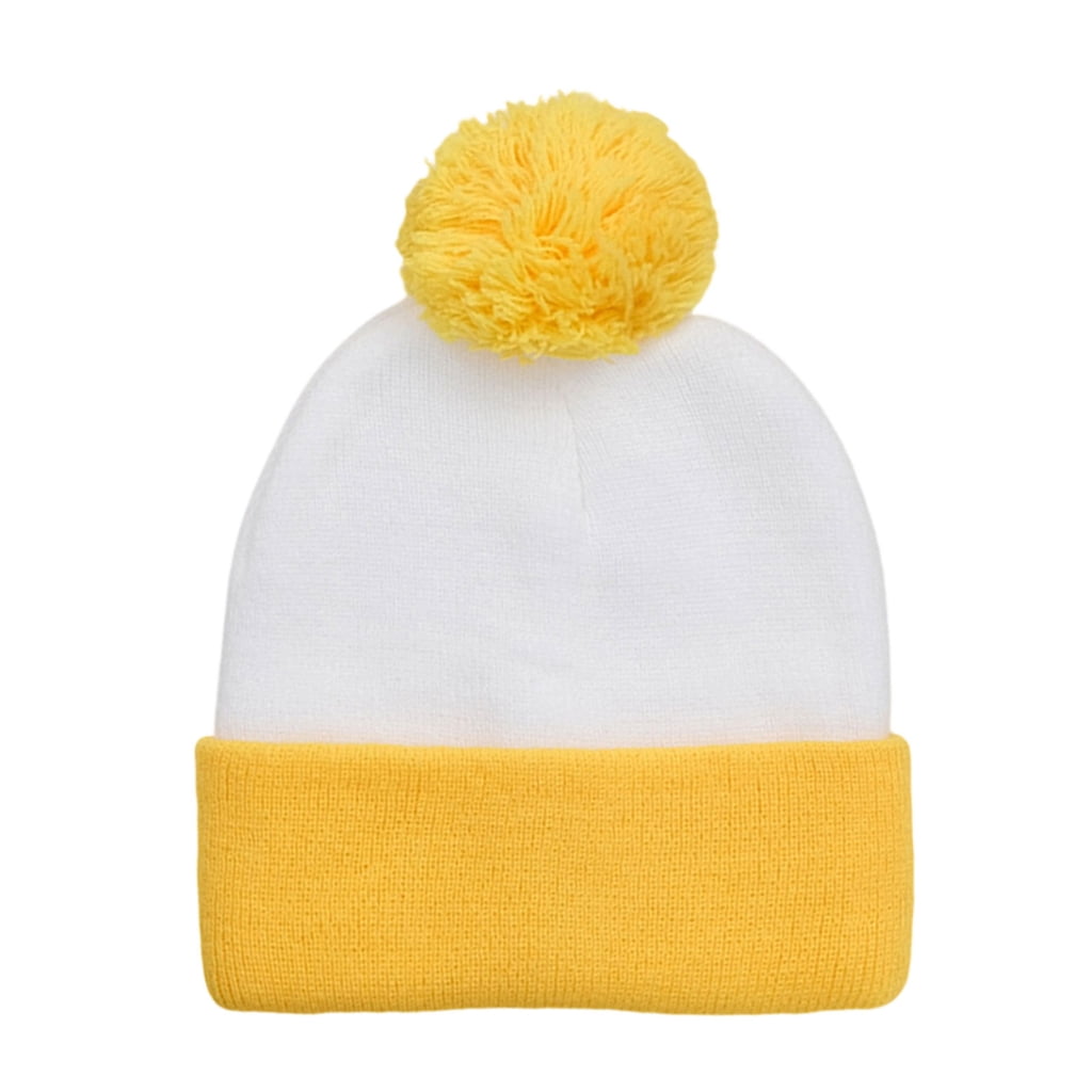 Aellinatey Popular Knitted Cap Color Block Design Warm Acrylic Pullover ...