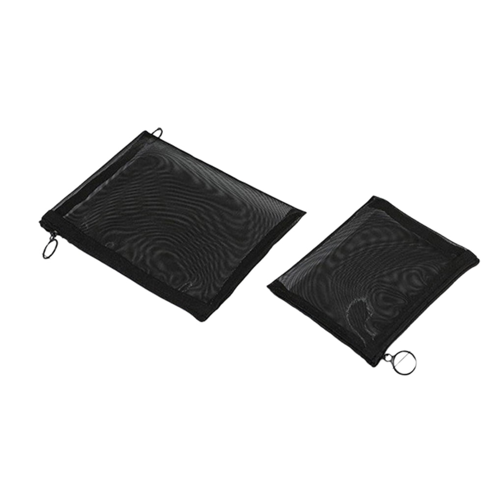 Aellinatey Portable Makeup Bag,Mesh Cosmetic Organizer Cosmetic Bag ...