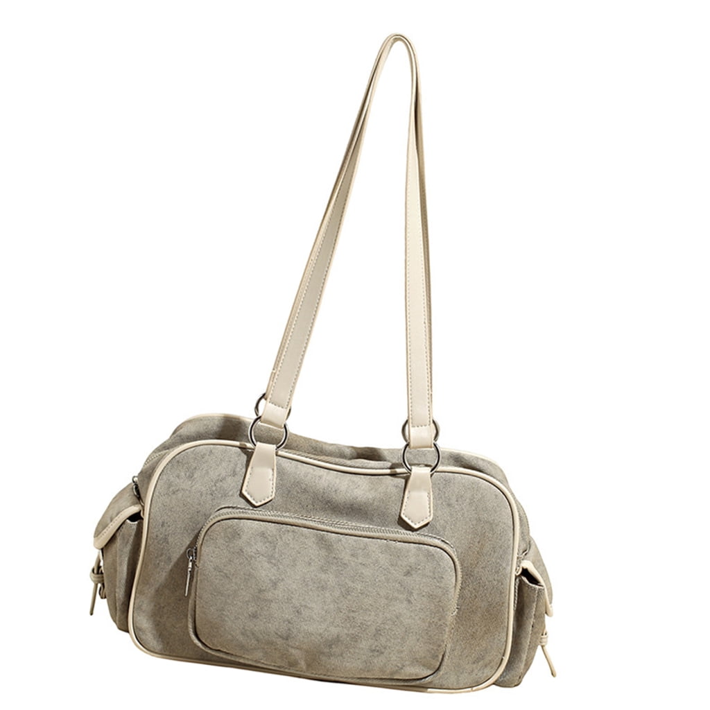 Aellinatey Practical PU Leather Shoulder Bag Ergonomic Design Underarm ...