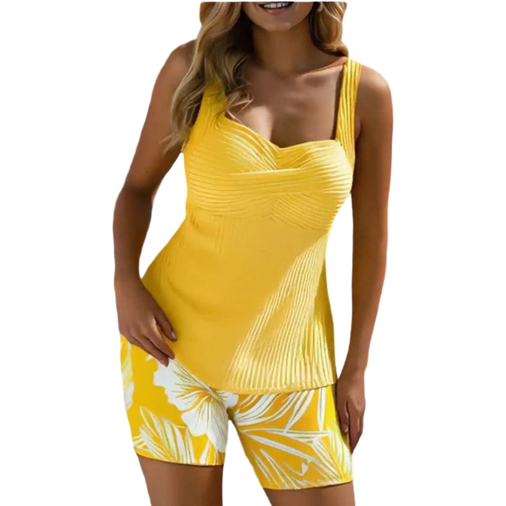 Aellinatey Practical Two Piece Bathing Suit Unique Pattern Swimsuit ...
