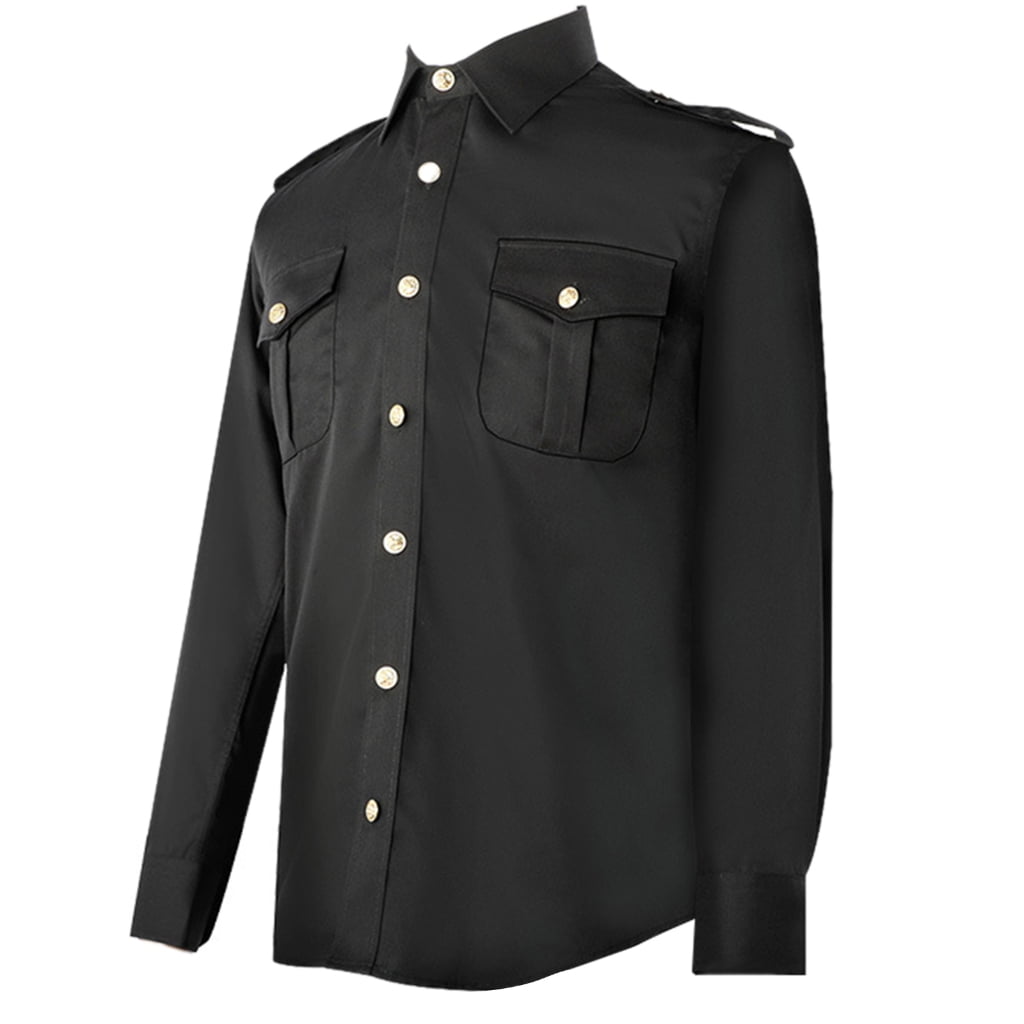 Aellinatey Professional Work Uniform Shirt Breathable Short/Long Sleeve ...