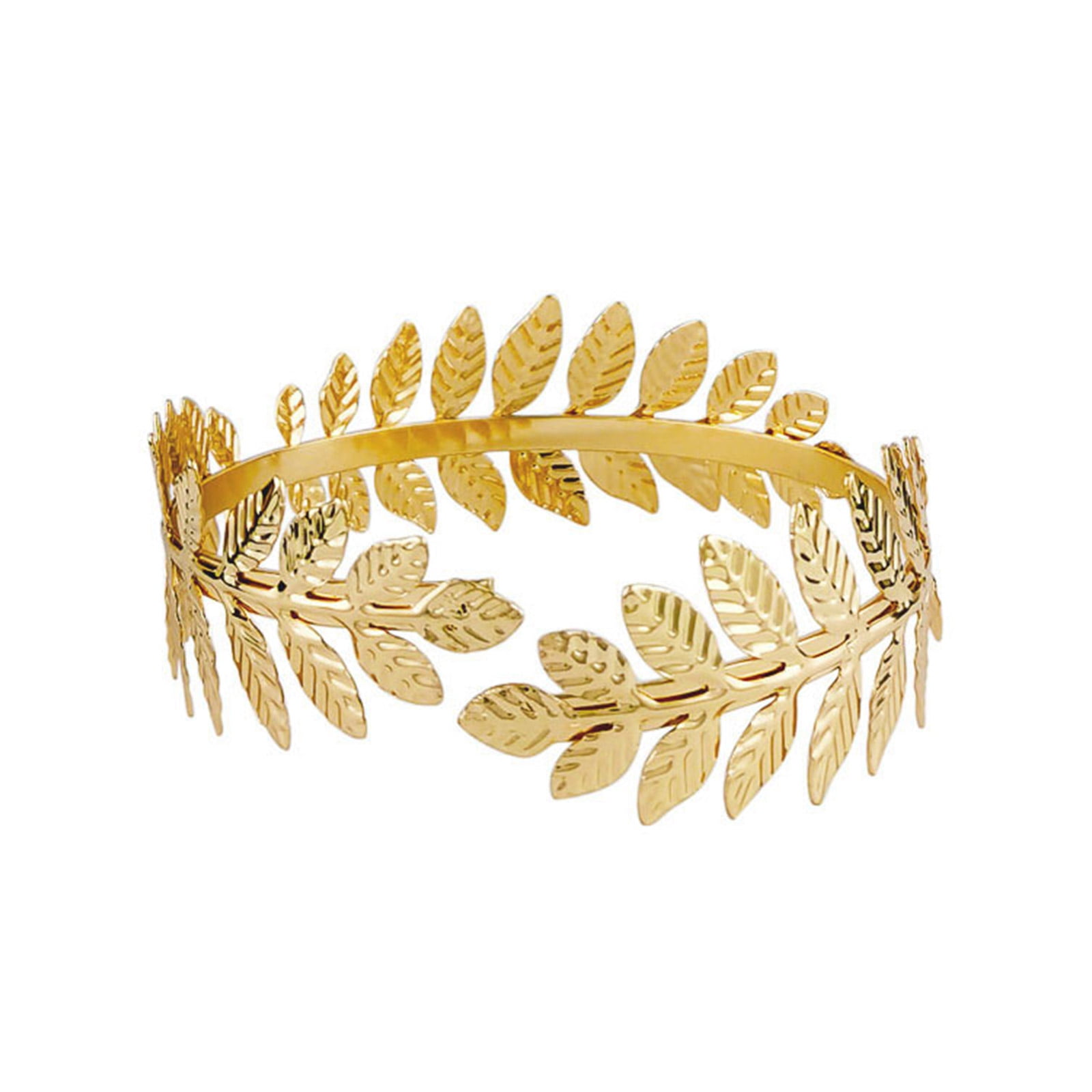 Aellinatey Punk Fashion Coiled Leaf Spiral Upper Arm Cuff Open Ended ...
