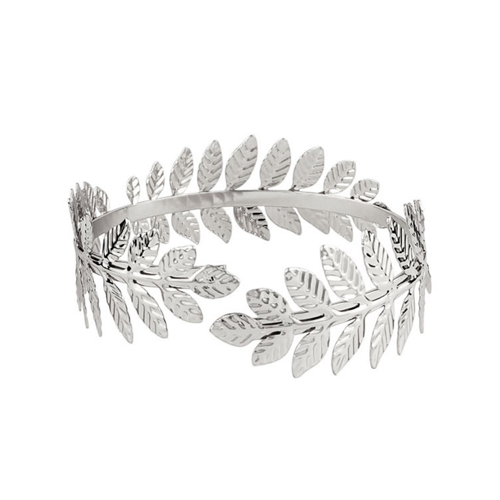 Aellinatey Punk Fashion Coiled Leaf Spiral Upper Arm Cuff Open Ended ...