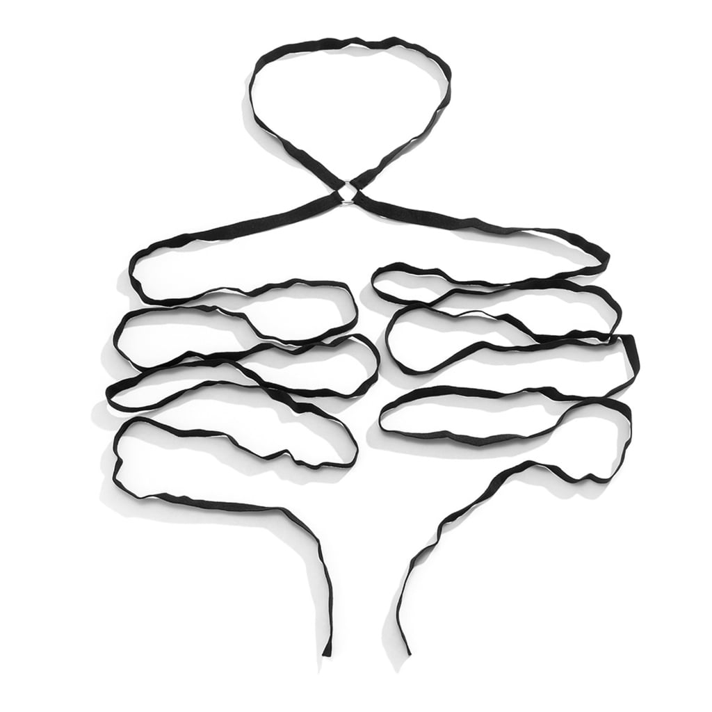 Aellinatey Punk Leg Wraps Rave DIY Halloween Rave Crossed Straps Arm ...