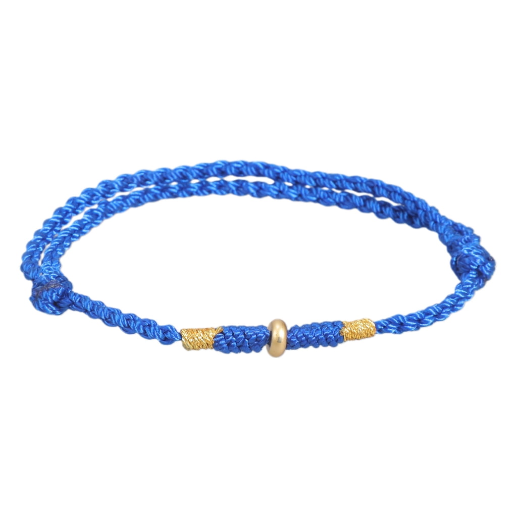 Aellinatey Red String Chinese Style Bracelet Golden Bead Friendship ...