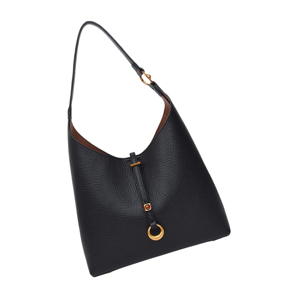 Aellinatey Roomy Ladies PU Bucket Bag With Ergonomic Strap Functional ...