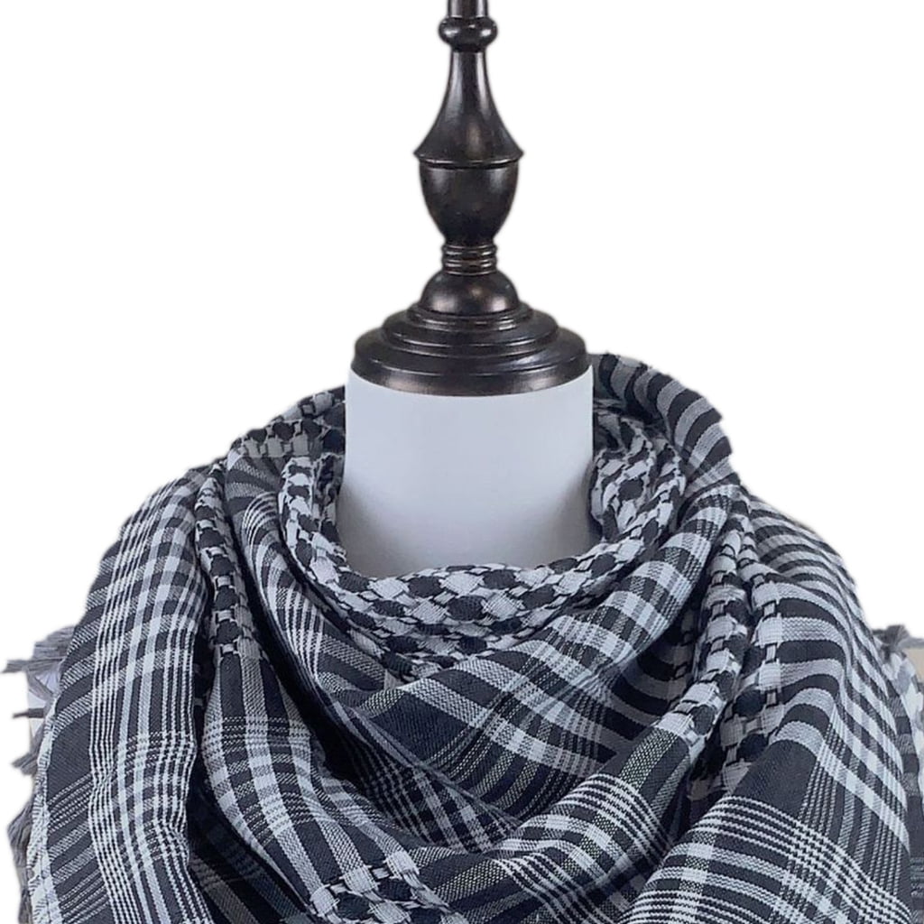 Aellinatey Scarves Wraps Scarf Fashion Women Men Arab Shemagh Keffiyeh ...