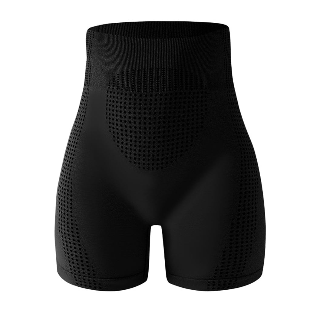 Aellinatey Sculpting High Waist Gym Shorts For Women Invisible Yoga ...