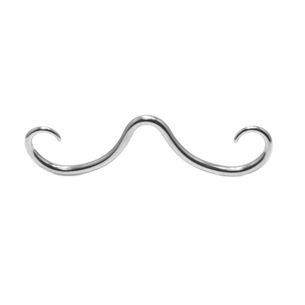 Aellinatey Septum Piercing Moustache Nose Rings Stainless Steel Nose ...