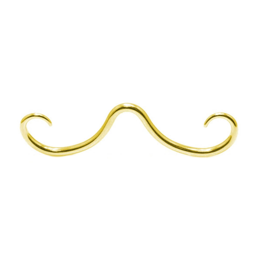 Aellinatey Septum Piercing Moustache Nose Rings Stainless Steel Nose ...