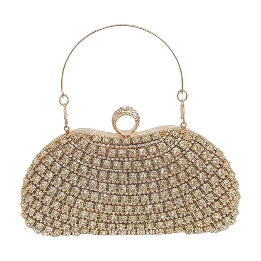 Aellinatey Shimmering Evening Purse Nylon Shoulder Bag With Adjustable ...