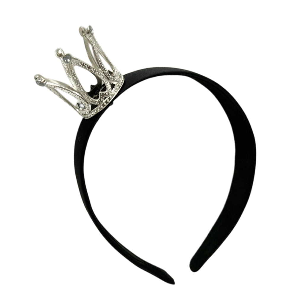 Aellinatey Shimmering Pearls Embellished Royal Crowns For Girls ...