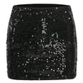 Aellinatey Slimming Bodycon Mini Skirt Sequins Figure Flattering Fit ...