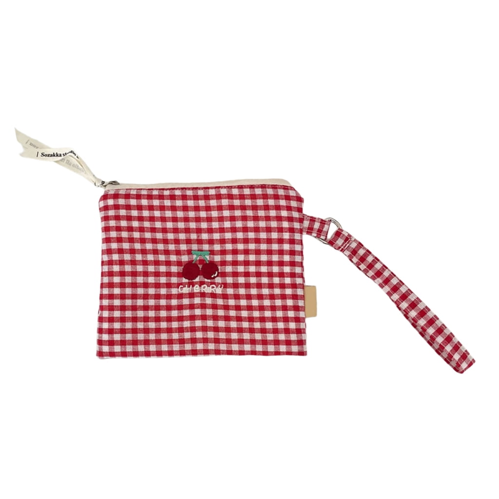 Aellinatey Soft Lining Embroidered Coin Bag Multipurpose Travel ...