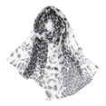 Aellinatey Soft Polyester Leopard Pattern Scarf Elegant Accessory ...