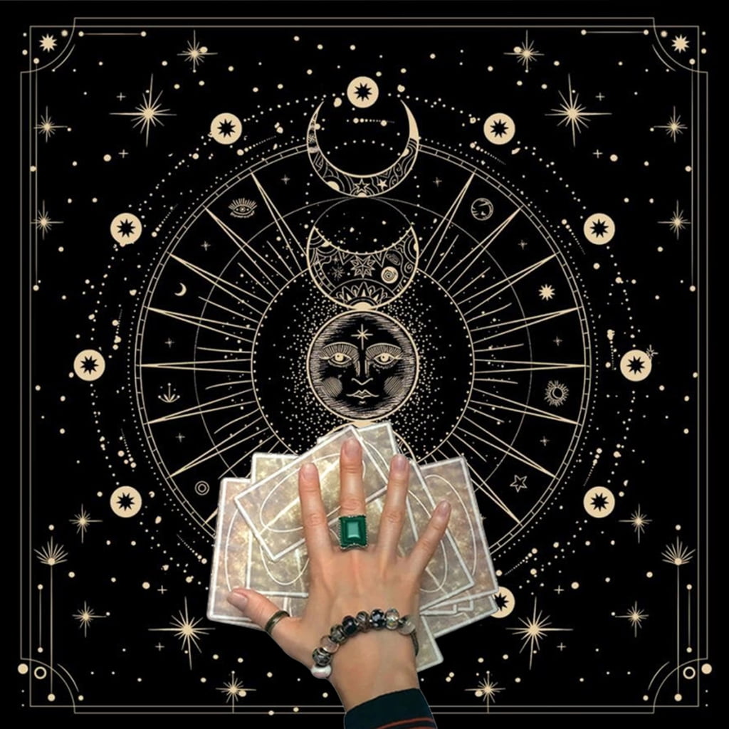 Aellinatey Square Altar Board Game Cards Pad Rune Table Cloth ...