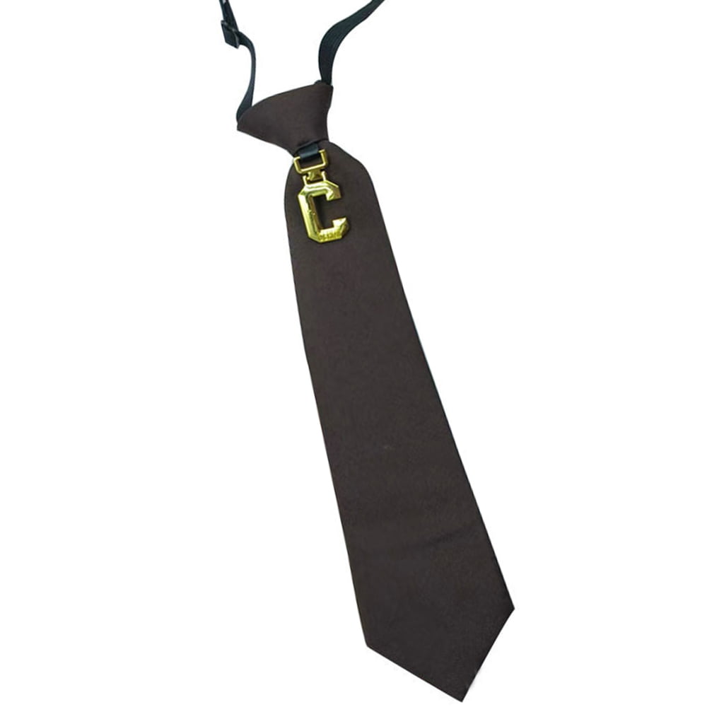 Aellinatey Student Uniform Chain Decors Neck Tie Anime Necktie Theme ...