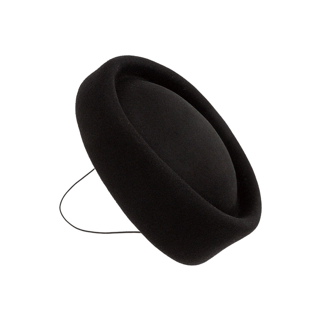 Aellinatey Stylish Airline Stewardess Hat Soft Warm Wool Pillbox Hat ...