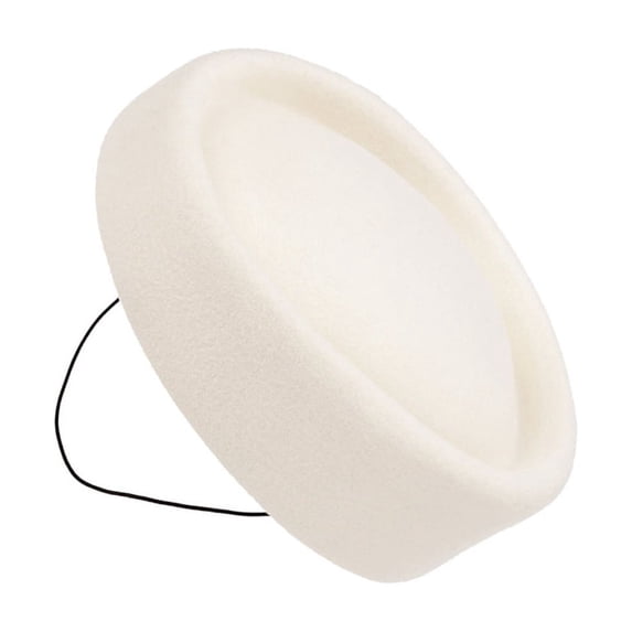 Aellinatey Stylish Airline Stewardess Hat Soft Warm Wool Pillbox Hat ...