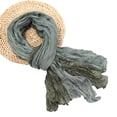 Aellinatey Stylish Pleated Scarf Wrinkle Texture Unisex Neck Accessory ...
